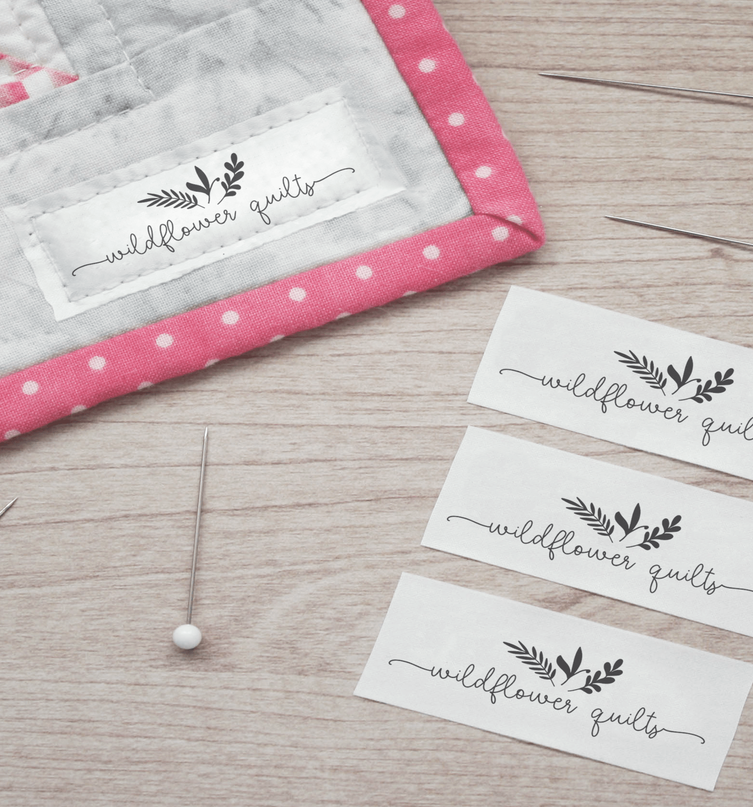 Custom Flat Brand Label · Labelicious